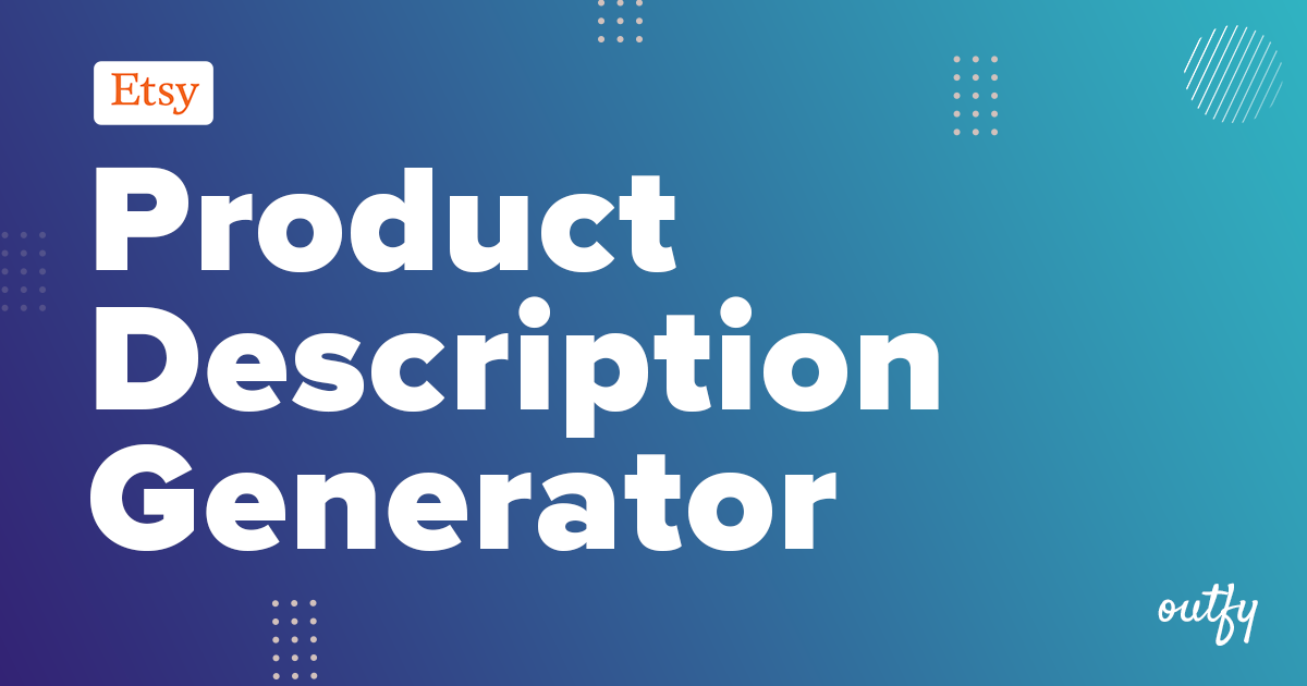 100% FREE Etsy Description Generator | AI Powered