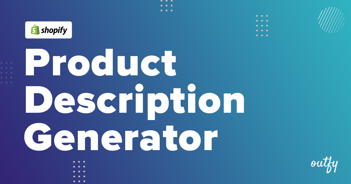 100% FREE Shopify Description Generator | AI Powered