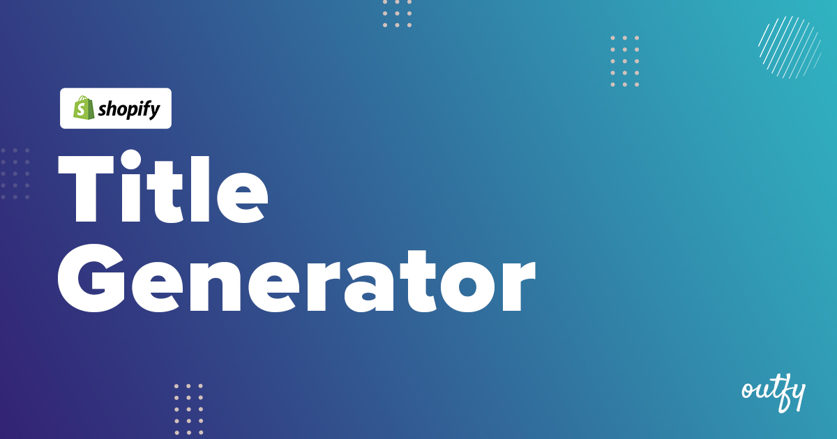 100% FREE Shopify Title Generator | AI Powered